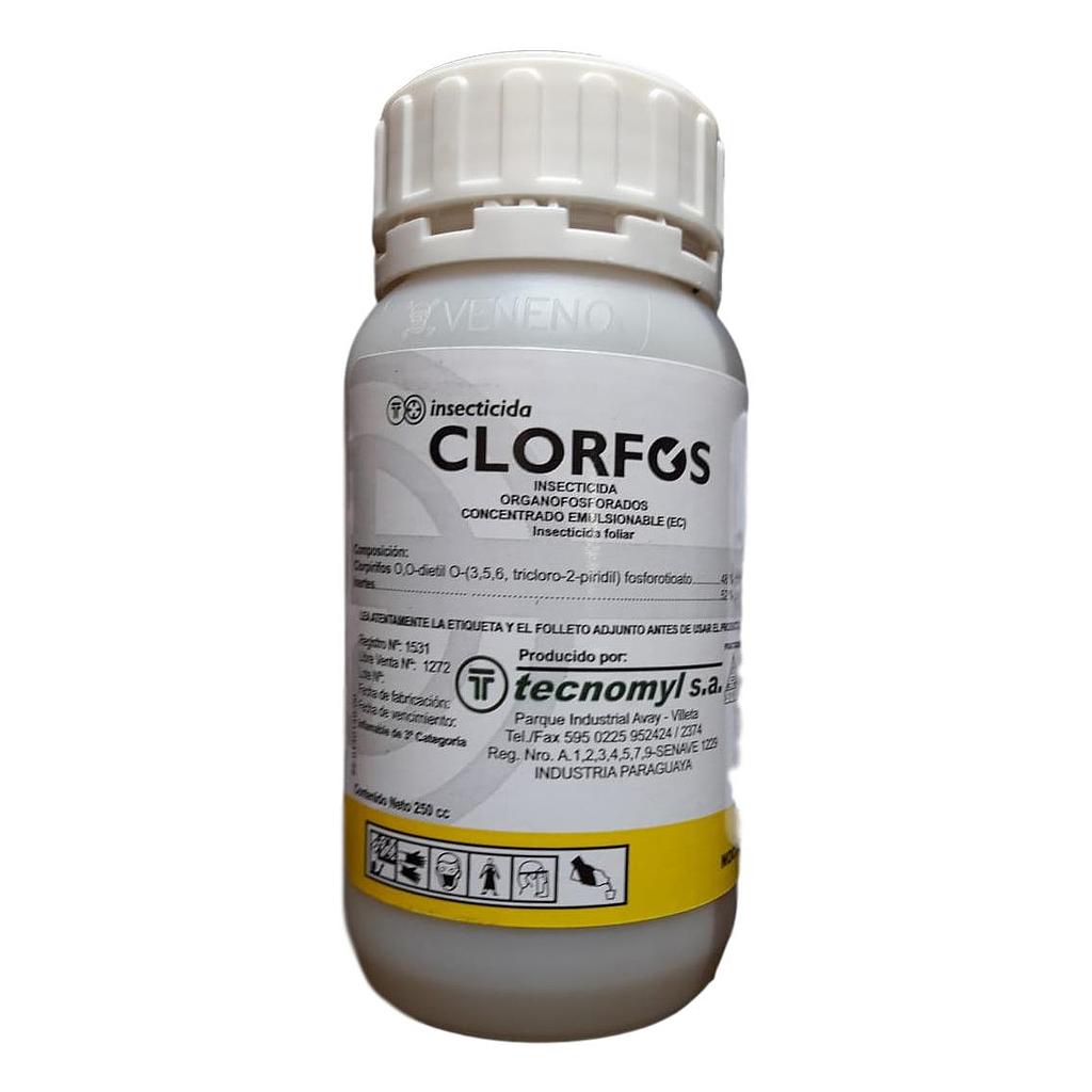 CLORFOS - 250CC-CLORPIRIFOS 48%-INSECTICIDA | Hortipro S.R.L